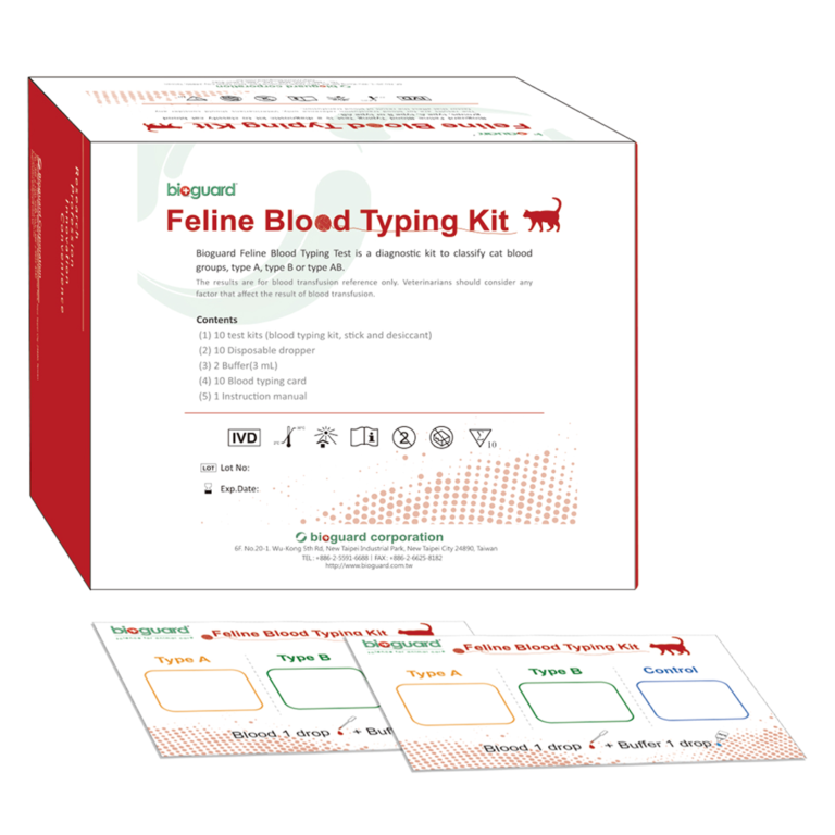 Bioguard - Feline Blood Typing Kit - Vyom Veterinary Medicines LLC